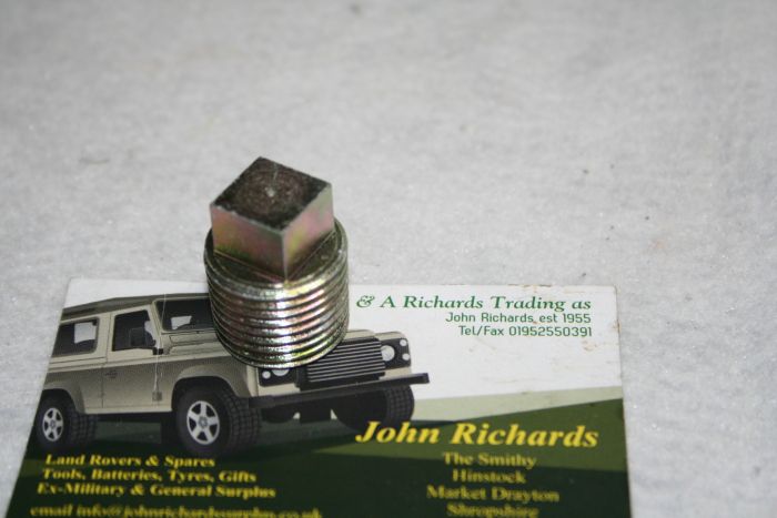 Land Rover Oil Level Plug Various Applications 3292
