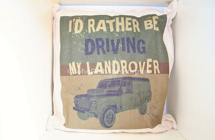 Land Rover Defender Cotton Weave Cushion
