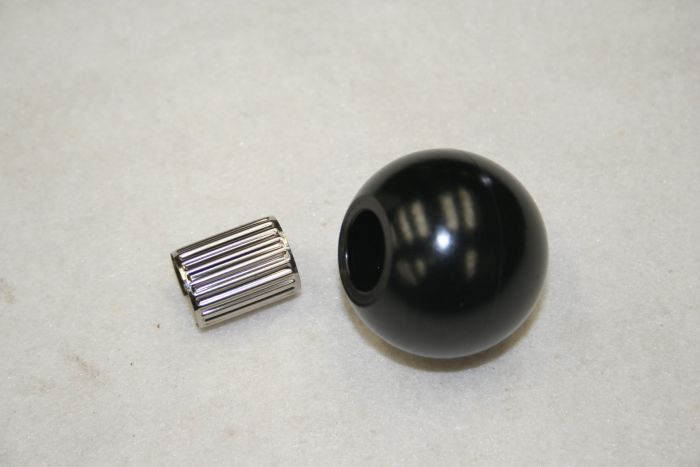 Military vehicle Armoured Car ACR Black control lever knob with fixing ...