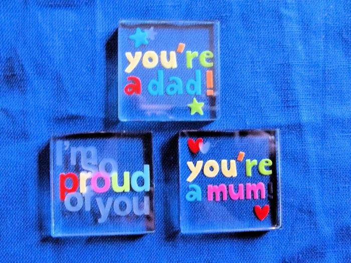 Spaceform Mini Glass Token - You're a Dad 1488