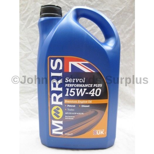 Morris Engine Motor Oil Mineral 15W - 40 5 Litres
