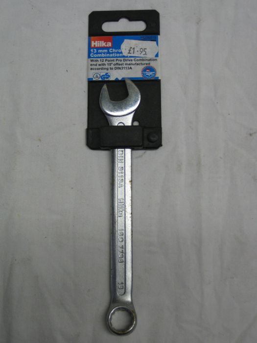 Hilka 13mm Chrome Aluminium Combination Spanner