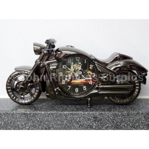 Art Design Motorbike battery operated alarm clock