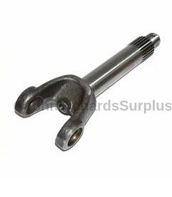 Land Rover Series Front Stub Axle Shaft 608023