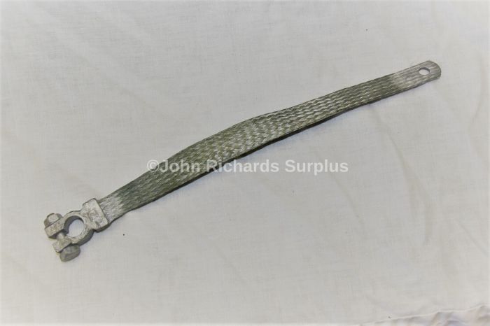 Classic Car Flat Braided 34cm Negative Earth Lead For Petrol Vehicles