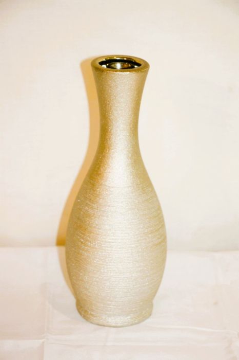 Spun Gold Modern Vase 97356