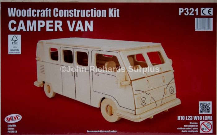 Camper Van Woodcraft Construction Kit