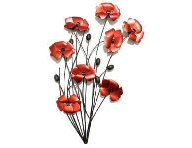 Poppy Metal Wall Art AHSH57AL