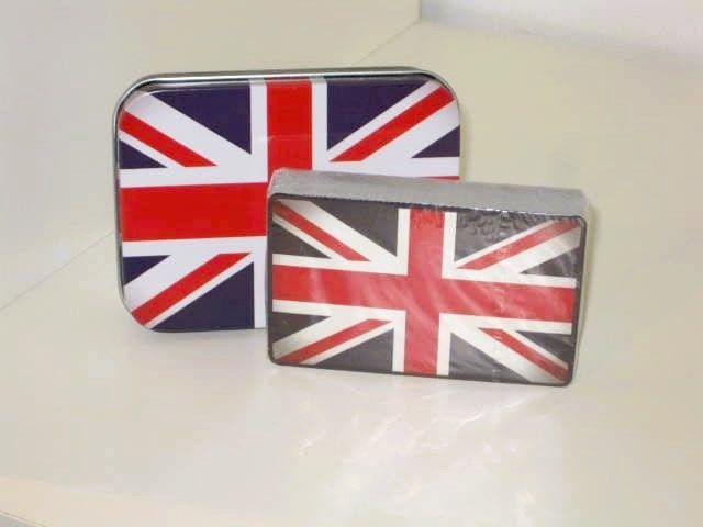 Union Jack Playing Cards in a Metal Storage Tin BCUJ1