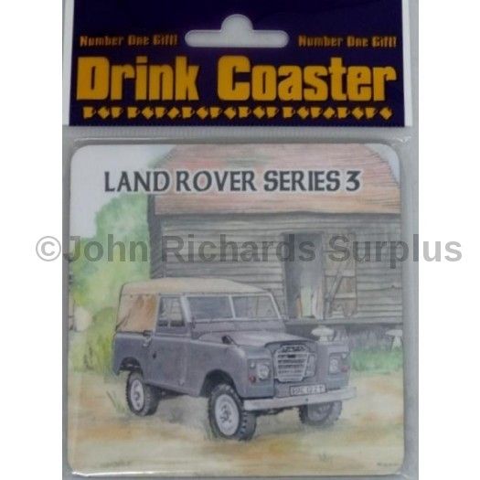 Drinks coaster Land Rover Series 3 SWB