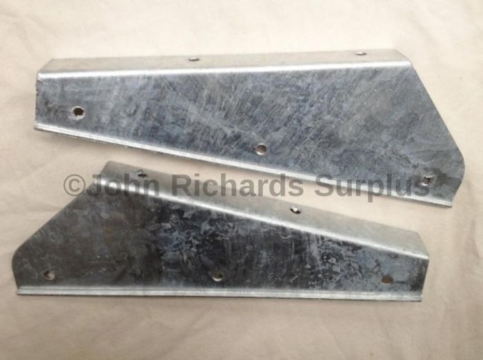 Front Galvanized Mud Flap Bracket Pair DA1188
