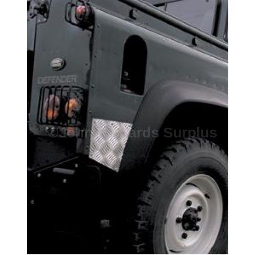 Defender 90 Pair of Aluminium Rear Wing Chequer Plates DA4073 POA