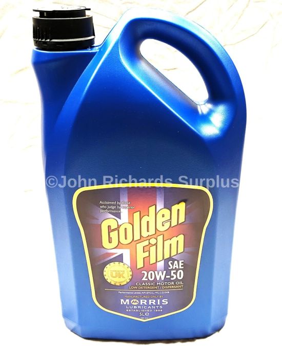 Morris Engine Motor Oil Golden Film SAE 20W - 50 5 Litres