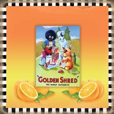 Blank Greetings Card with Fridge Magnet Golden Shred The Family ...