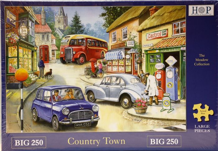 Country Town Big 250 Piece Jigsaw Puzzle
