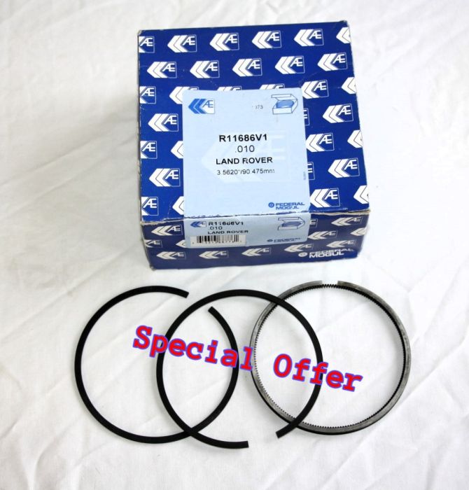 Land Rover Defender Series 2.25 2.5 Piston Ring Full Engine Set Petrol ...