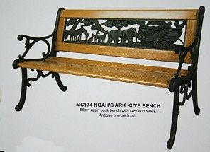 Noah's Ark Kids Garden Bench MC174