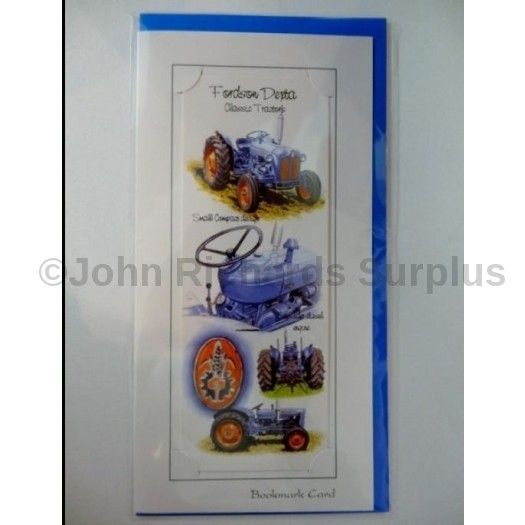 Blank Fordson Tractor bookmark greetings card with envelope for any ...