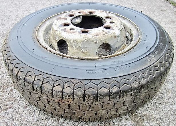 Michelin ZX 185 R14 Tyre On Rim