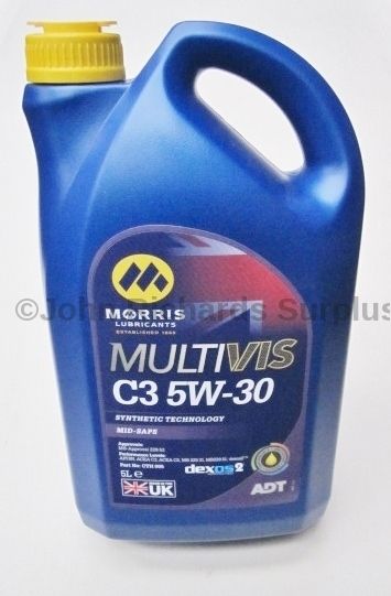 Morris Engine Motor Oil Fully Synthetic 5W - 30 5 Litres