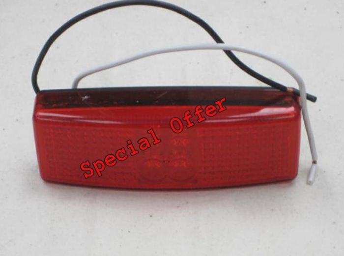 LED Red marker lamp 12/24 volt