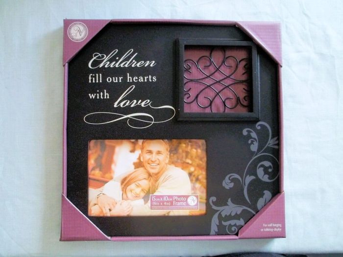 Unusual Photo Frame with Motif Design and Filigree Window Home Decor ...