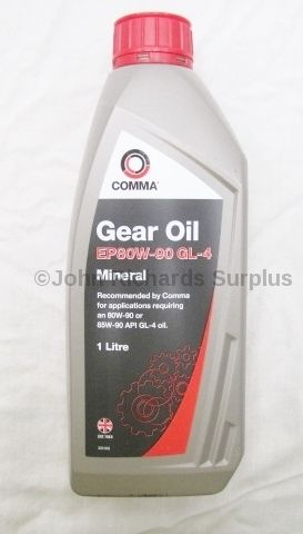 Comma Gear Oil EP 80W-90 1 Litre 321008