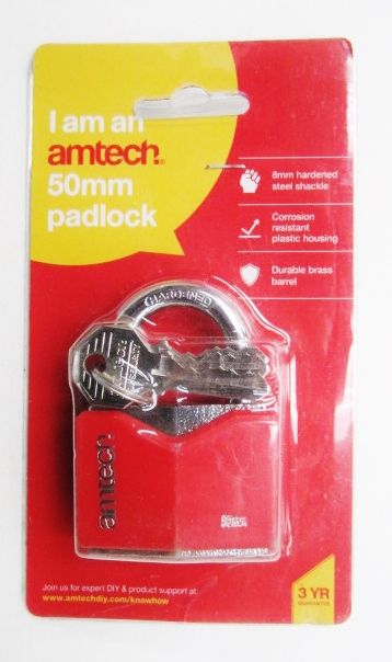 Amtech 50mm Padlock