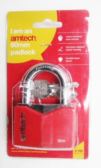 Amtech 60mm Padlock