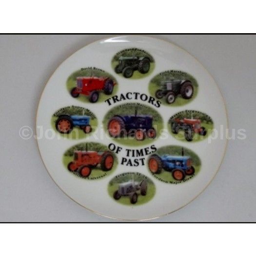 Tractors of past times 8" collectors plate