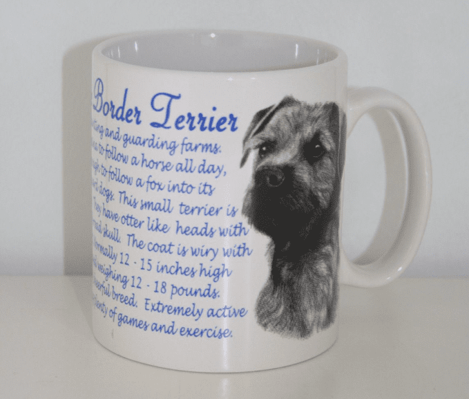 Ceramic The Border Terrier Mug