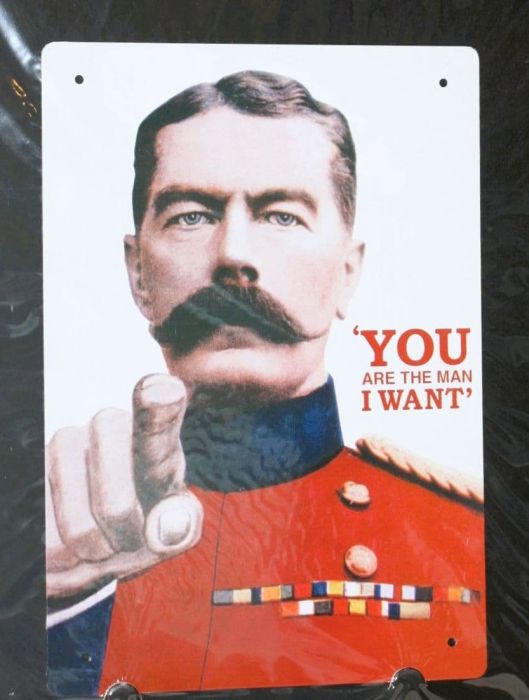 You Are The Man by Robert Opie Small Metal Wall Sign 200mm x 150mm