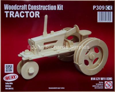 Excavator Woodcraft Construction Kit