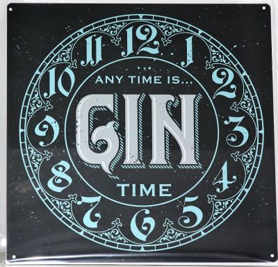 Any Time Is Gin Time Drinks coaster 9cm x 9cm