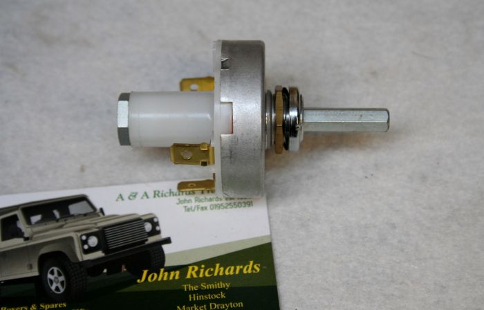 Land Rover Series 3 Wiper switch less washer 579027