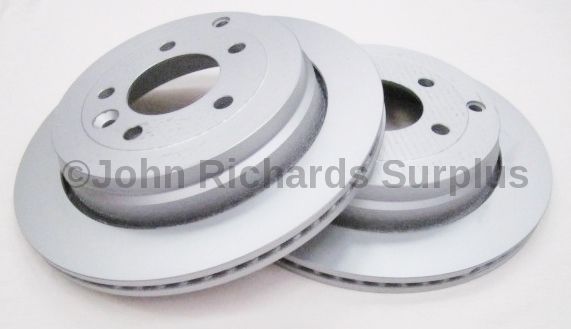 Land Rover Vented Rear Brake Disc Pair SDB000636