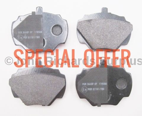 Land Rover Rear Brake Pad Axle Set SFP500190