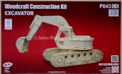 Vintage Tractor Woodcraft Construction Kit