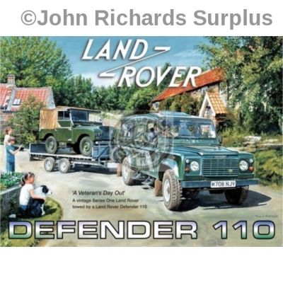 Small Hanging Metal Sign Land Rover Series 1
